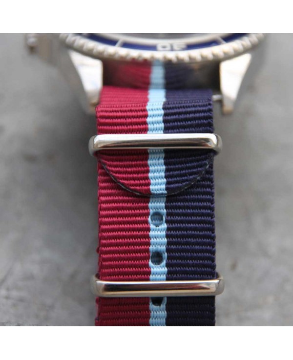 NATO Strap 20mm Blue Red and blue line