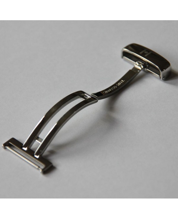 Deployment Buckle 20mm Hirsch SPORT Polished Stainless Steel