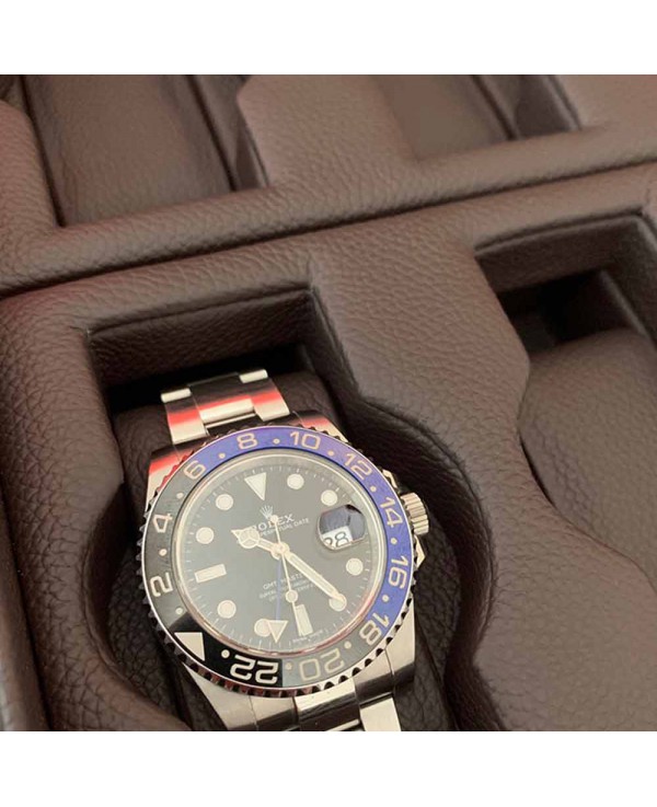 Scatola del Tempo - Valigetta 4 dark brown leather