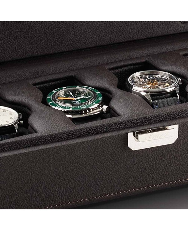 Scatola del Tempo - Valigetta 4 dark brown leather