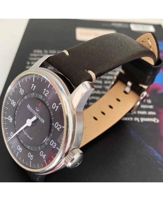 Watchstrap Hirsch Ranger black 22mm