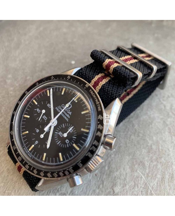 NATO black beige 20mm watch bracelet nato strap