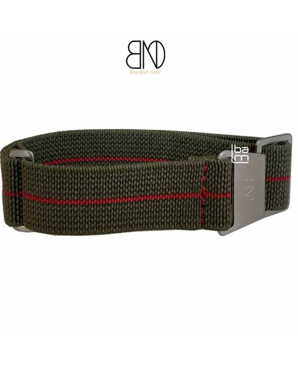 Marine Nationale 20mm kaki red Paratrooper Nato bracelet