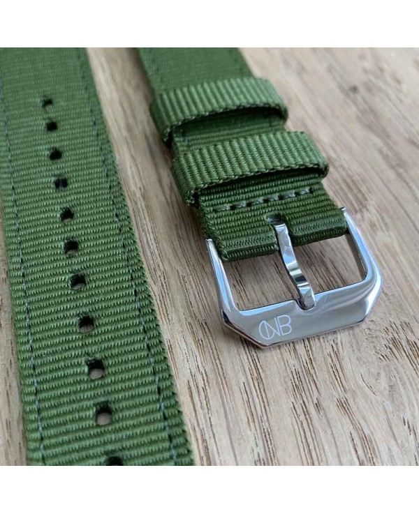 NATO bracelet 20mm smartwatch by NATOCONCEPT kaki