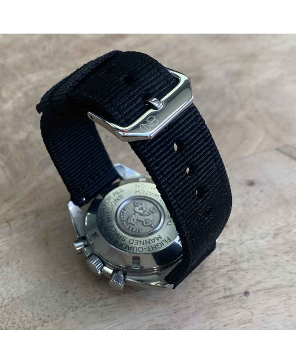 NATO bracelet 20mm smartwatch by NATOCONCEPT black